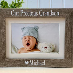 OUR/MY GRANDSON(S) Gift, Grandson Frame, Grandson Picture Frame ...