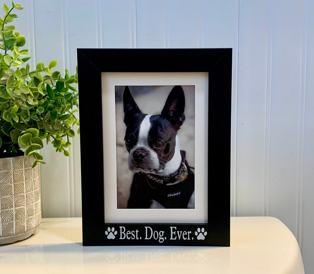 BEST DOG EVER Gift, Dog Frame, Dog Picture Frame, Dog Photo Frame ...