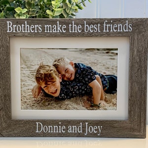 BROTHERS Gift, Brothers Frame, Brothers Picture Frame, Brothers Photo ...