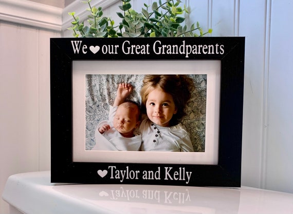 Great Grandparents Frame Personalised Grandparents Family Tree Gift