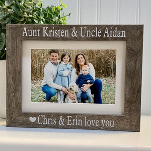 AUNT AND UNCLE Gift, Aunt and Uncle Frame, Aunt and Uncle Picture Frame ...
