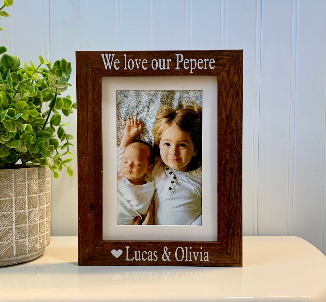WE LOVE PEPERE (select Any Grandparent Name), Pepere Gift, Perpere ...