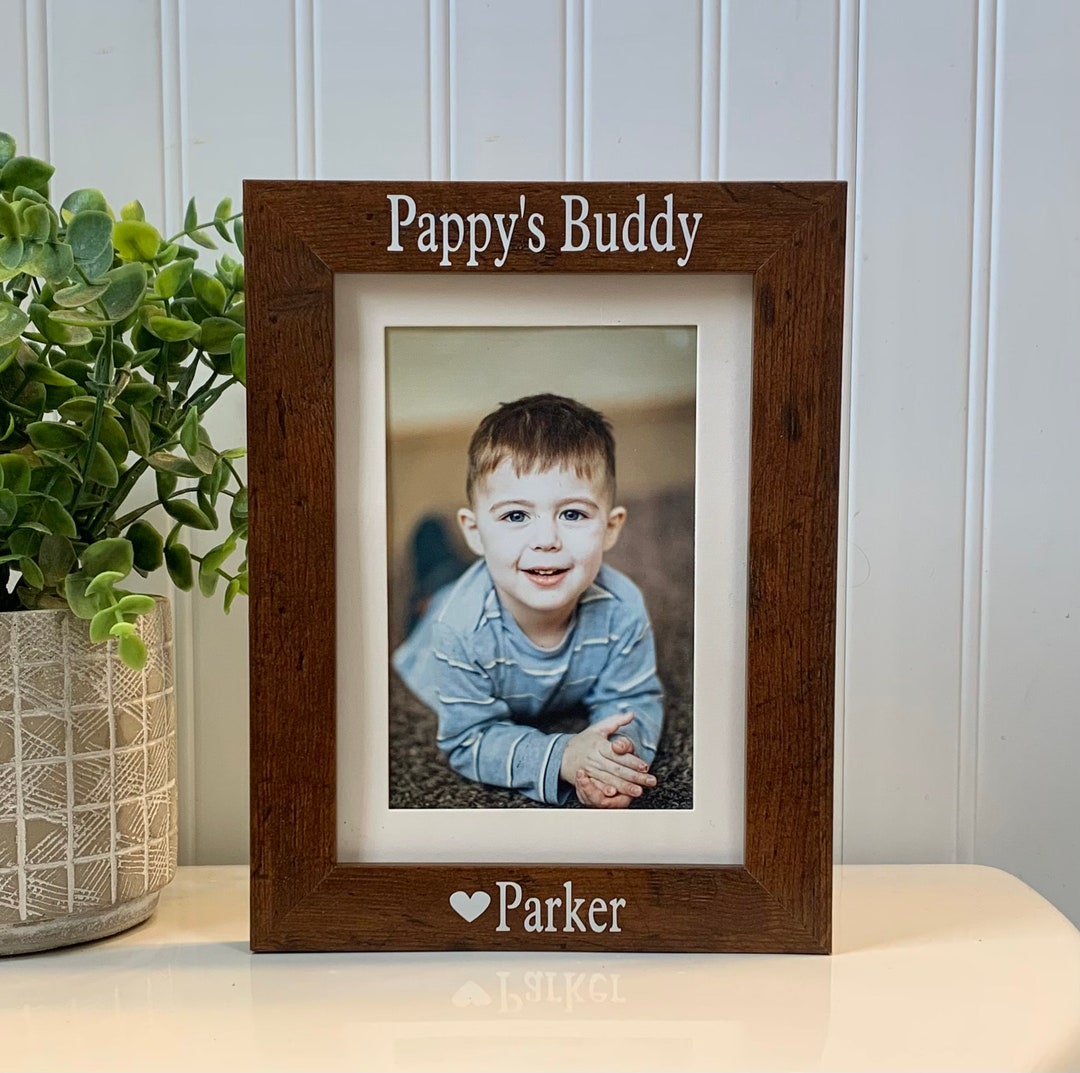 PAPPY'S BUDDY (select Any Grandparent Name), Pappy Gift, Pappy Frame ...