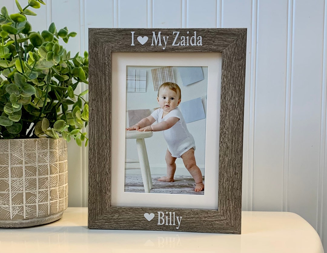 I LOVE ZAIDA Gift (select Any Grandparent Name), Zaida Gift, Zaida ...