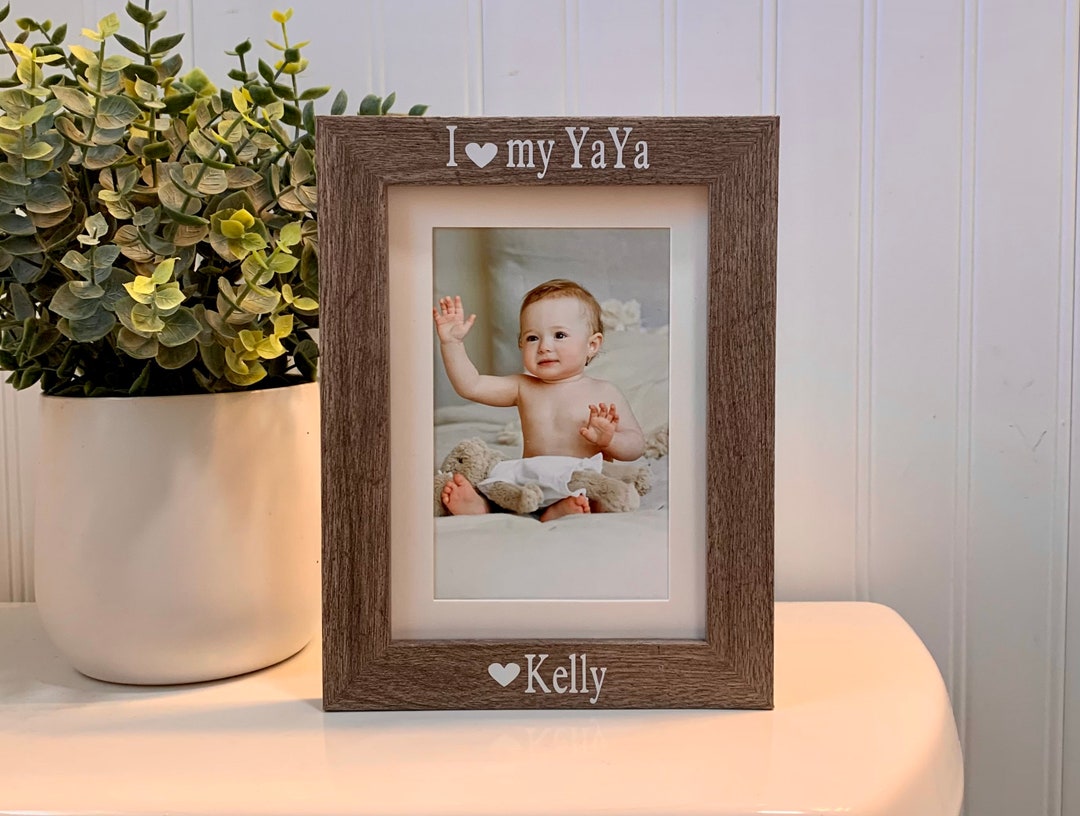 Yaya Gift (SELECT ANY GRANDPARENT Name), Yaya Frame, Yaya Picture Frame ...