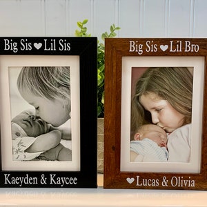 BIG BROTHER Gift, Big Brother Frame, Big Brother Picture Frame, Big ...