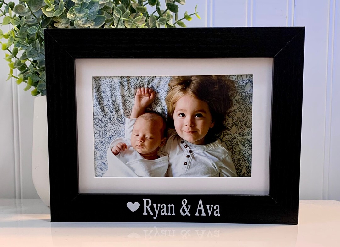 Personalized CHILDREN'S NAME Gift, Custom Name Picture Frame for Kids, Cousins Frame, Brothers ...