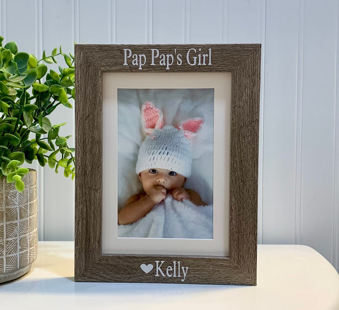 PAP PAP'S GIRL(S) (select Any Grandparent Name), Pap Pap Frame, Pap Pap ...
