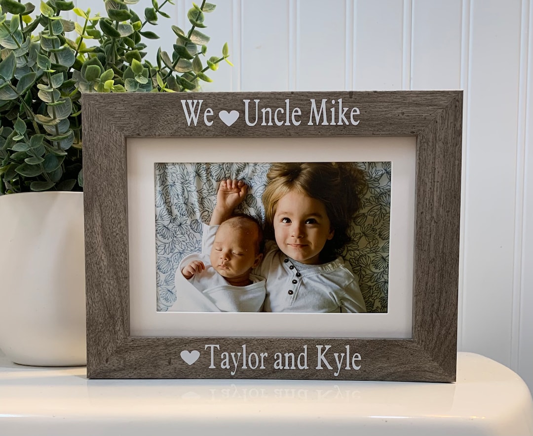 I/WE LOVE UNCLE, Uncle Gift, Uncle Frame, Uncle Picture Frame, Uncle ...