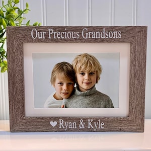 OUR/MY GRANDSON(S) Gift, Grandsons Frame, Grandsons Picture Frame ...