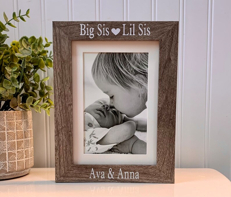 BIG SISTER Gift, Big Sister Frame, Big Sister Picture Frame, Big Sister ...