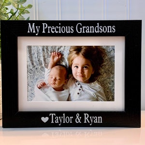 OUR/MY GRANDSON(S) Gift, Grandson Frame, Grandson Picture Frame ...