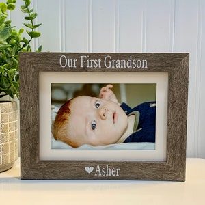 OUR/MY GRANDSON(S) Gift, Grandson Frame, Grandson Picture Frame ...