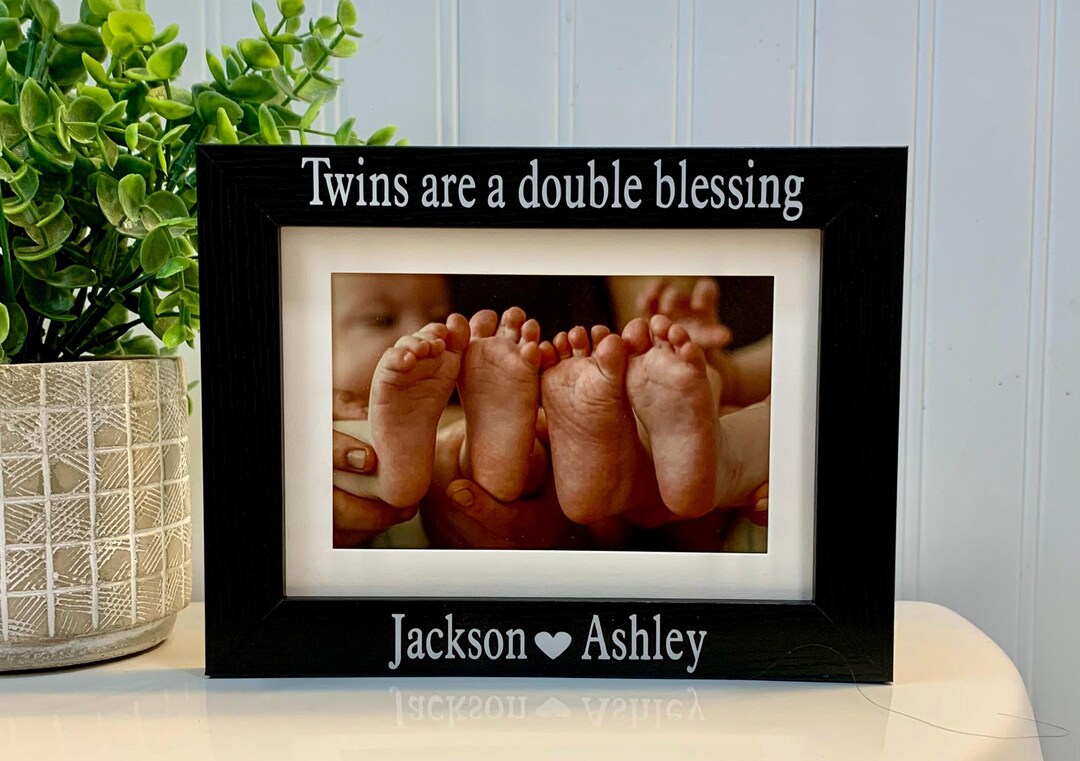 TWINS Gift, Twins Frame, Twins Picture Frame, Twins Photo Frame ...