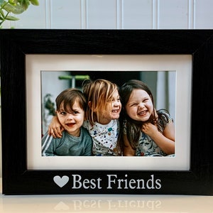 BEST FRIENDS Gift, Best Friends Frame, Best Friends Picture Frame, Best ...