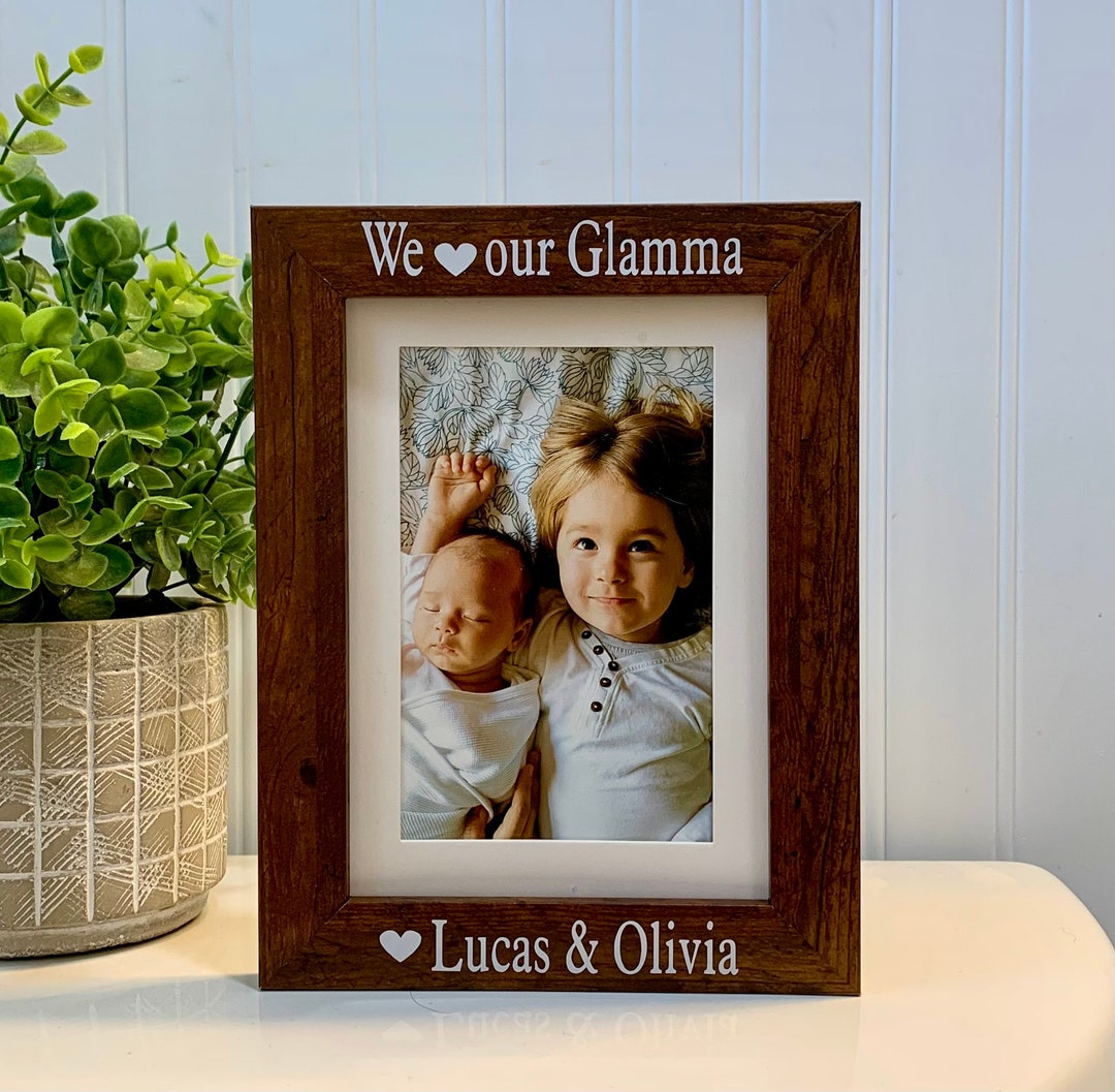 I/WE LOVE GLAMMA (select Any Grandparent Name), Glamma Gift, Glamma ...