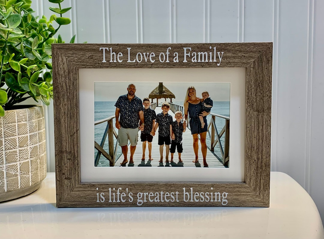 FAMILY Gift, Family Frame, Family Picture Frame, Family Photo Frame ...