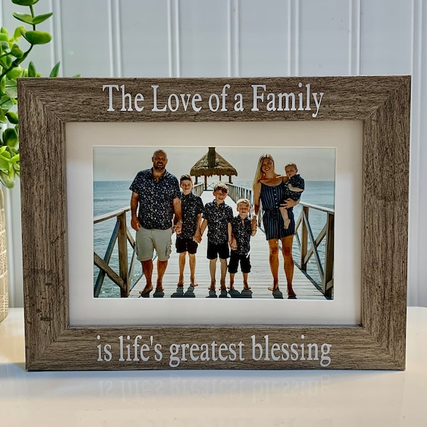 Family Picture Frame - Etsy