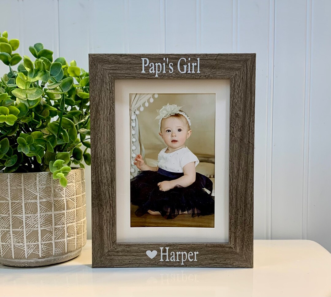 PAPI'S GIRL(S) (select Any Grandparent Name), Papi Gift, Papi Frame ...