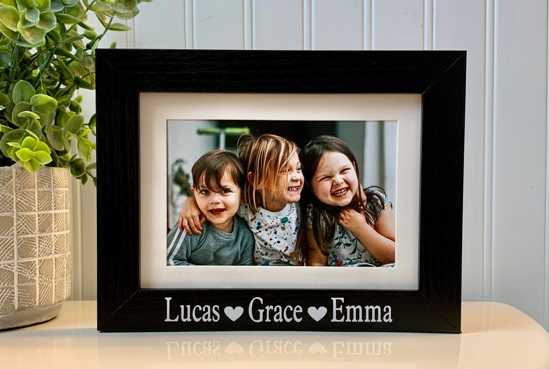 Personalized CHILDREN'S NAME Gift, Custom Name Picture Frame for Kids ...