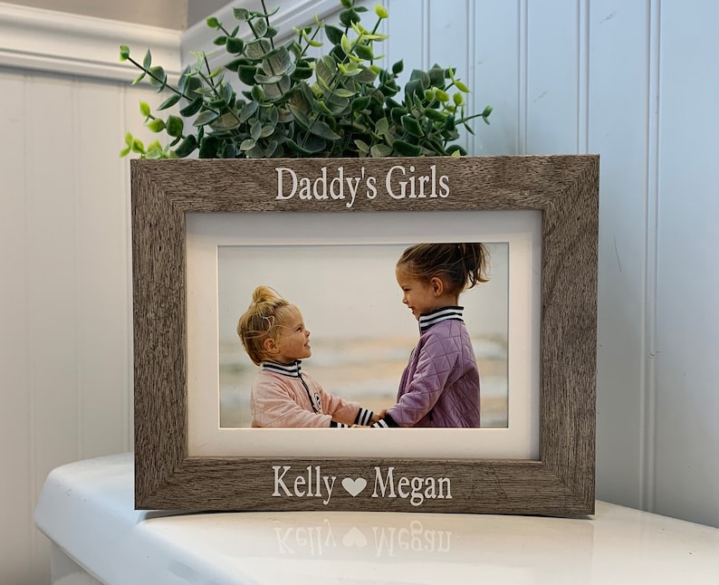 PAPA'S GIRL(S) Gift (select Any Grandparent Name), Papa Frame, Papa ...