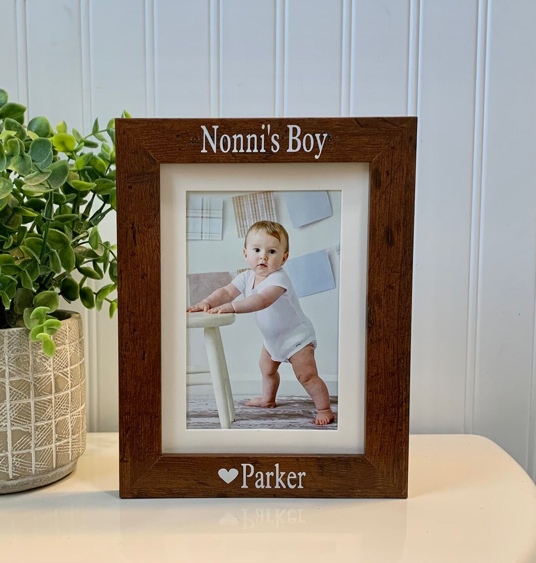 NONNI'S BOYS select Any Grandparent Name, Nonni Gift, Nonni Frame ...