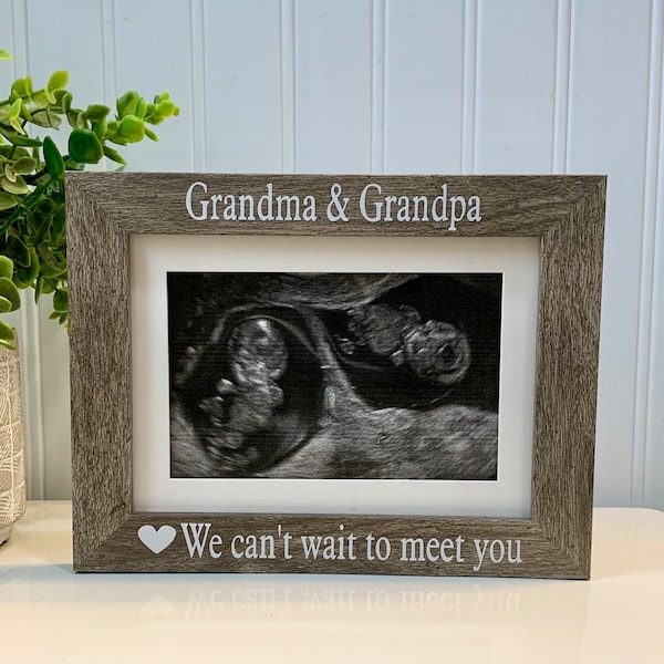 Twins Ultrasound Picture Frame - Etsy