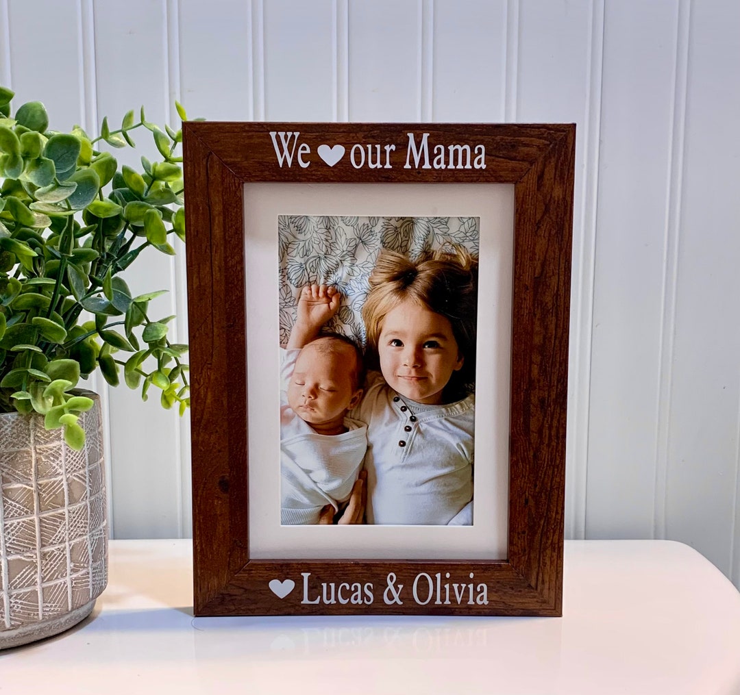 MAMA Gift, Mama Frame, Mama Photo Frame, Mama Picture Frame, Mommy and ...