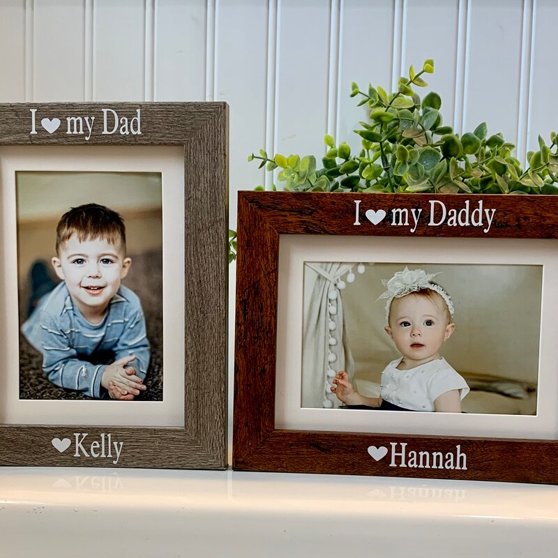 Fathers Day Photo Frame - Etsy