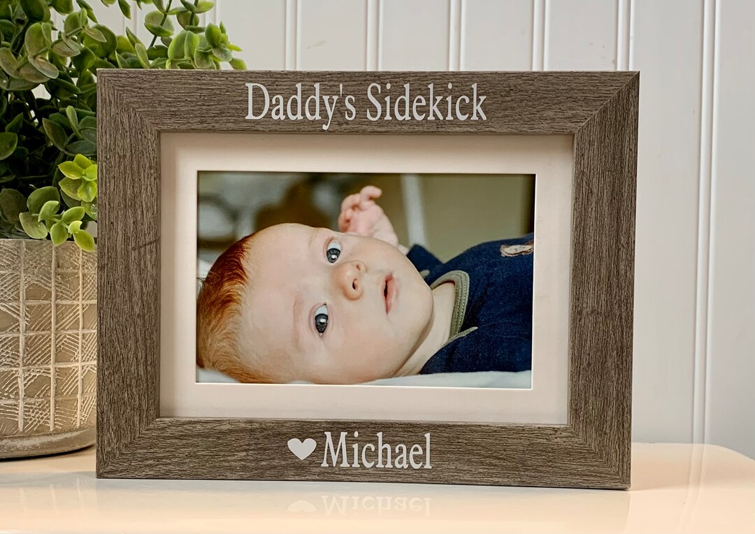 DADDY'S SIDEKICK Gift, Daddy Frame, Daddy Picture Frame, Daddy Photo ...
