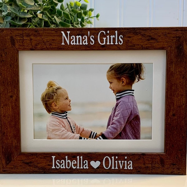 Nanas Girls Photo Frame - Etsy