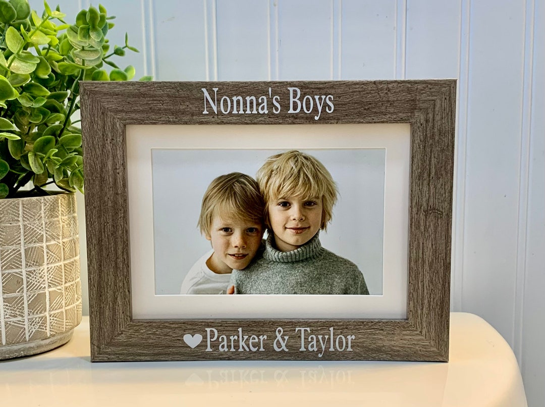 NONNA'S BOYS (select Any Grandparent Name), Nonna Gift, Nonna Frame ...