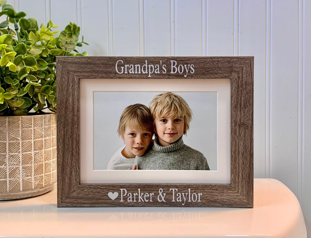 GRANDPA'S BOYS select Any Grandparent Name, Personalized Grandpa Gift ...