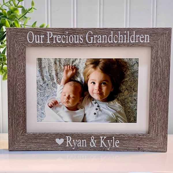 Grandchildren Photo Frame - Etsy