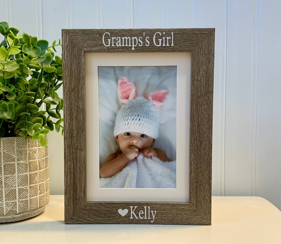 GRAMPS'S Girl(select Any Grandparent Names), Gramps Gift, Gramps Frame ...