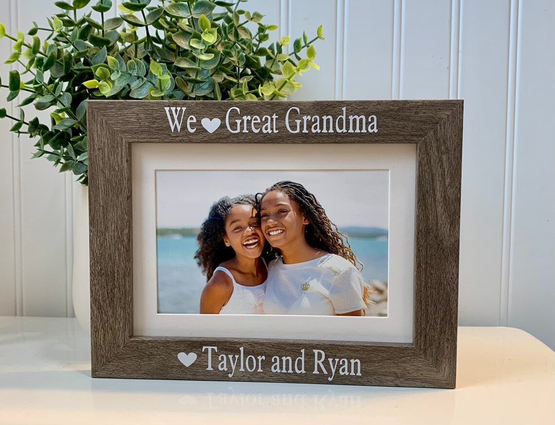 I/WE LOVE GLAMMA (select Any Grandparent Name), Glamma Gift, Glamma ...