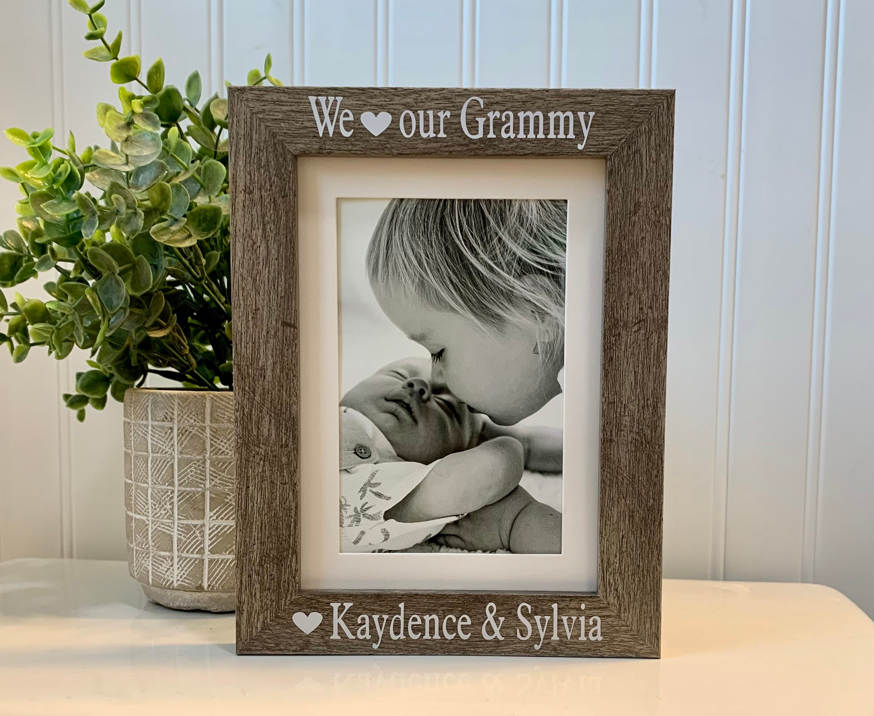 I/WE LOVE POPPY Gift (select Any Grandparent Name), Poppy Frame, Poppy ...