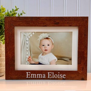 Personalized BABY NAME Gift, Custom Name Picture Frame for Baby ...