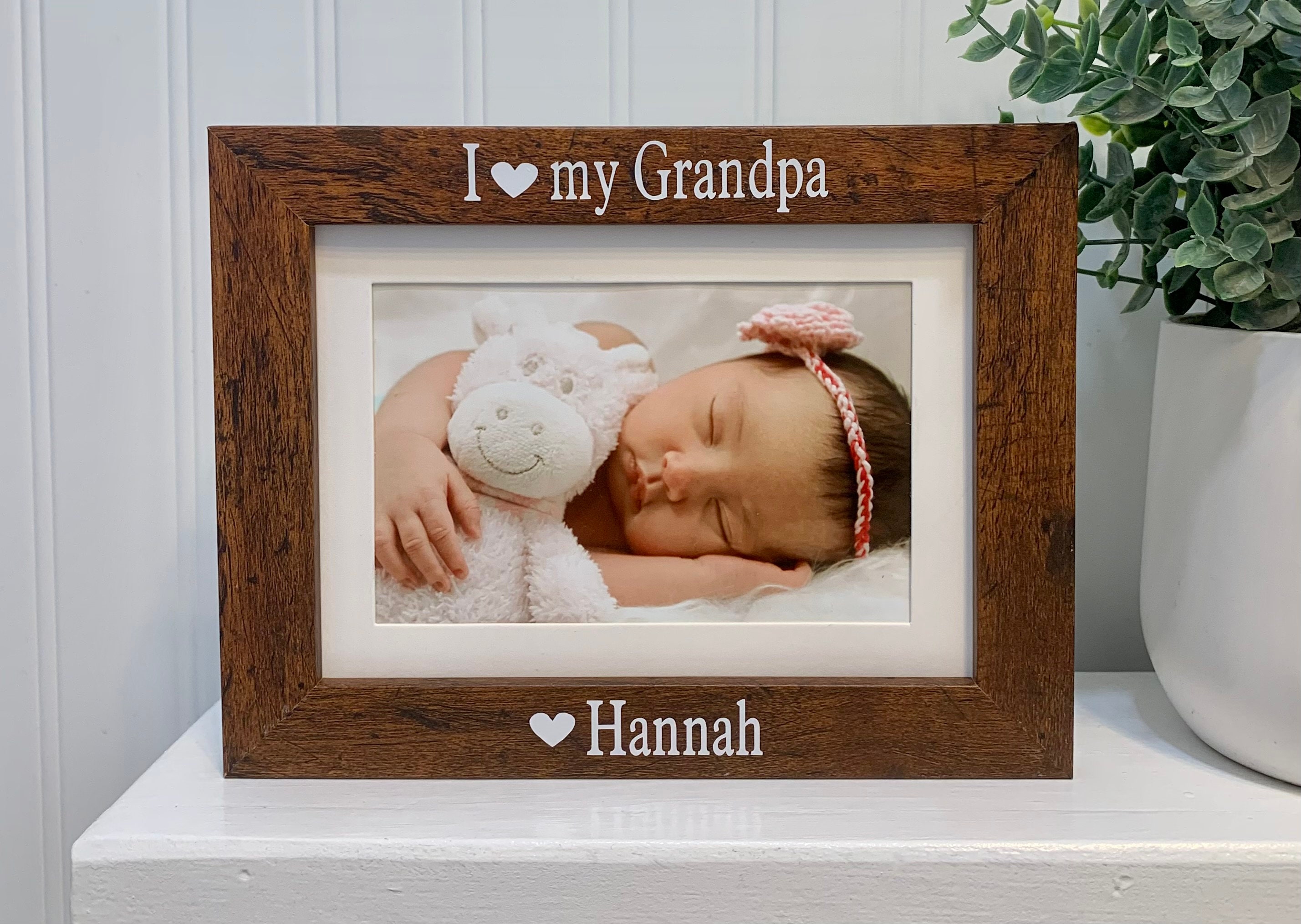 POPS GIFT (select Any Grandparent Name), Pops Frame, Pops Picture Frame ...