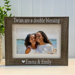 TWINS Gift, Twins Frame, Twins Picture Frame, Twins Photo Frame ...