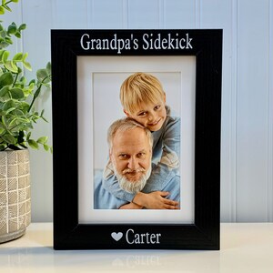 GRANDPA'S BUDDY Gift, Grandpa Gift, Grandpa Frame, Grandpa Picture ...