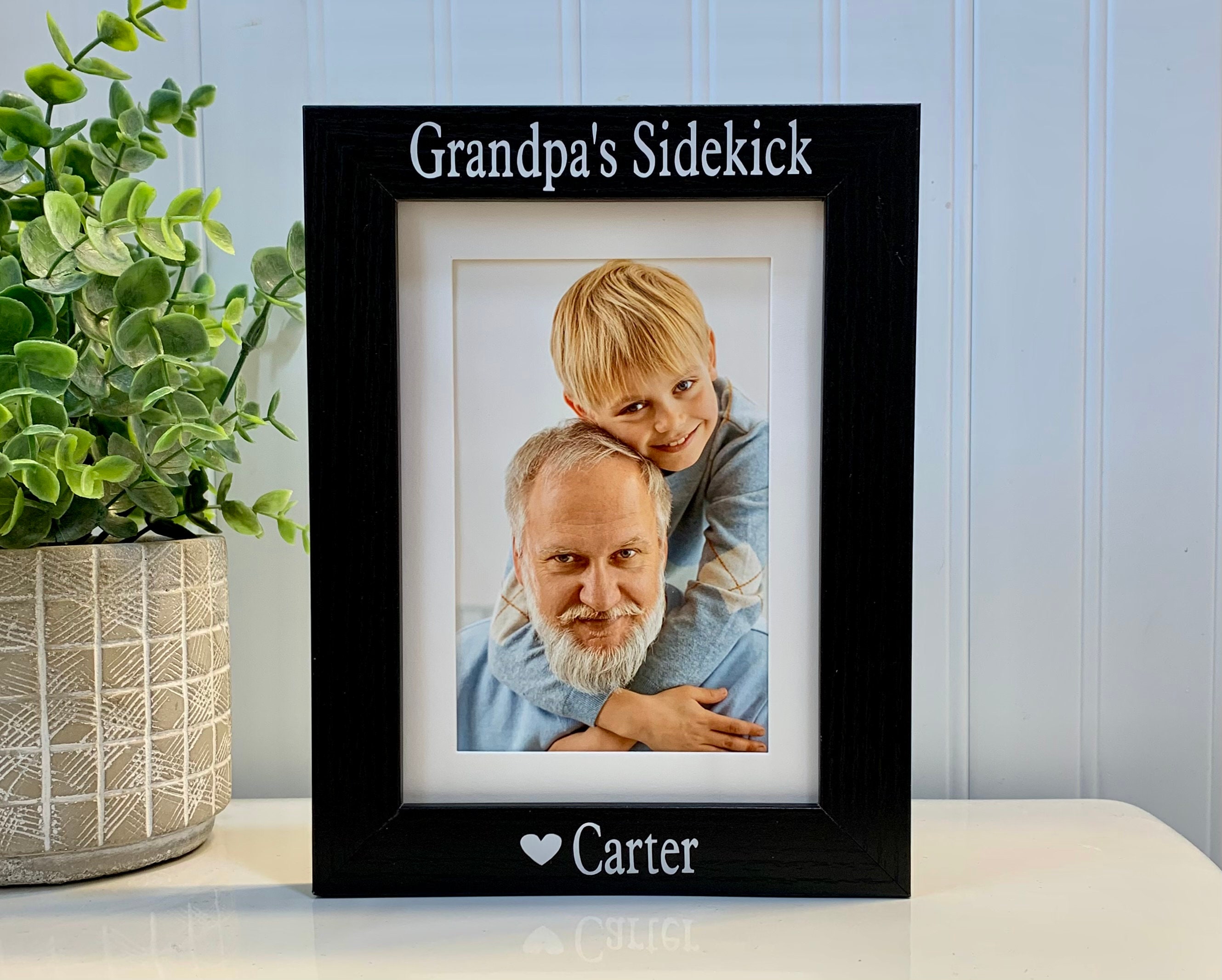 GRANDPA'S BUDDY Gift, Grandpa Gift, Grandpa Frame, Grandpa Picture ...