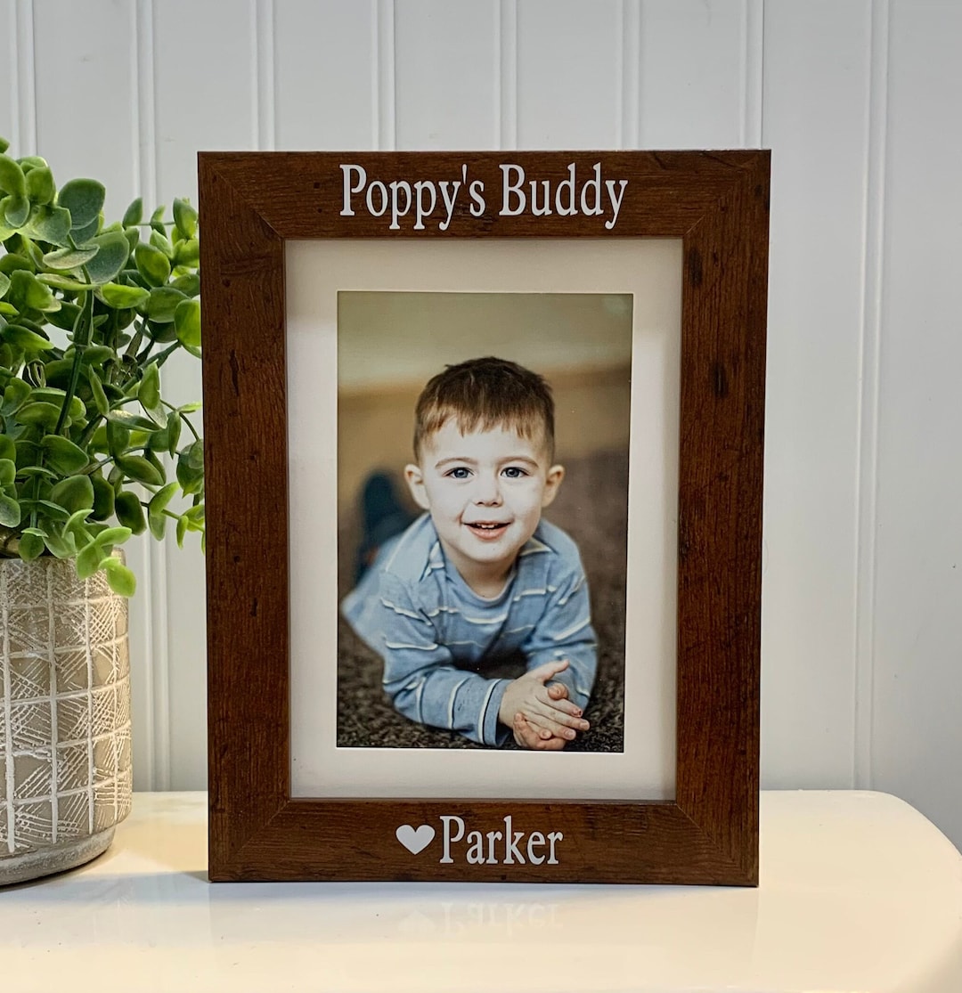 POPPY'S BUDDY (select Any Grandparent Name), Personalized Poppy Gift ...