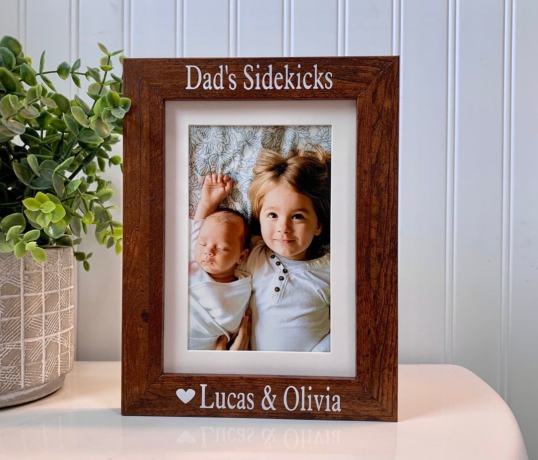 DAD'S SIDEKICKS Gift, Dad Frame, Dad Picture Frame, Dad Photo Frame ...