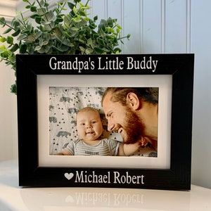 GRANDPA'S BUDDY Gift, Grandpa Gift, Grandpa Frame, Grandpa Picture ...