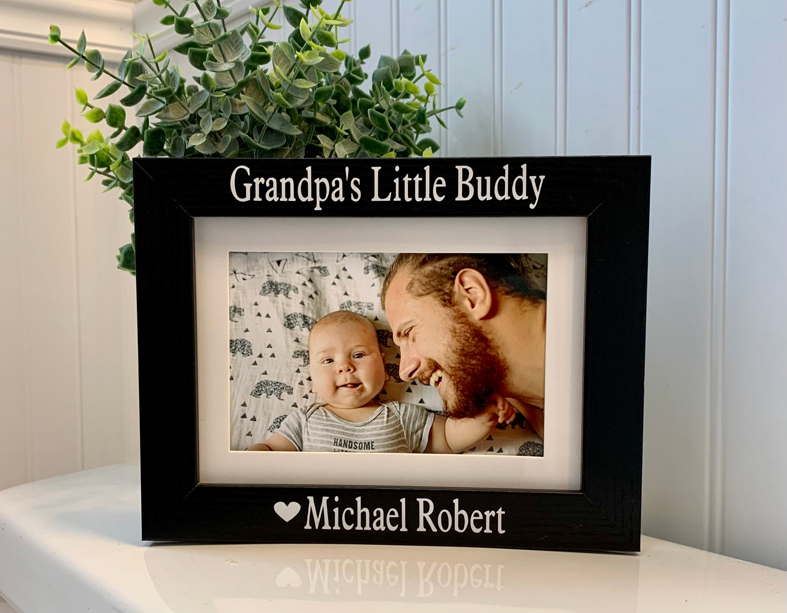 GRANDPA'S BUDDY Gift, Grandpa Gift, Grandpa Frame, Grandpa Picture ...