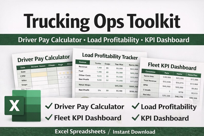 Trucking Ops Toolkit - Etsy