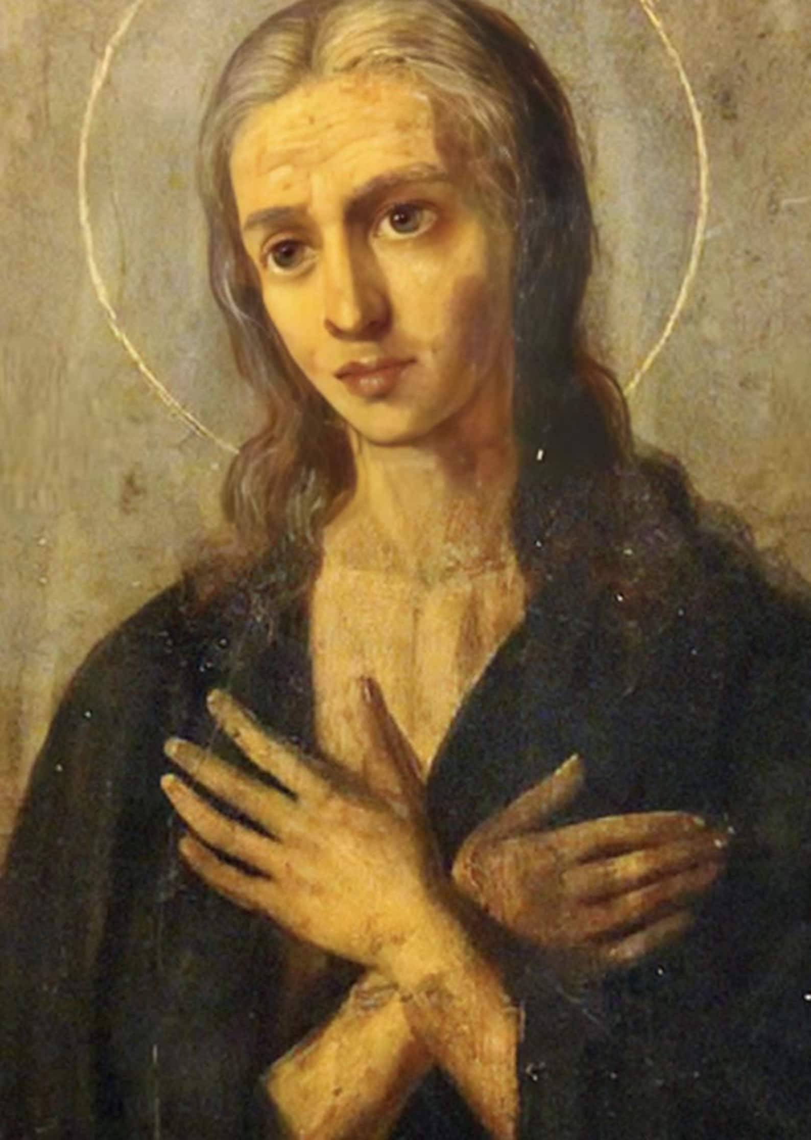 Saint Mary of Egypt Orthodox Prayer Card – Lenten Icon, Repentance ...