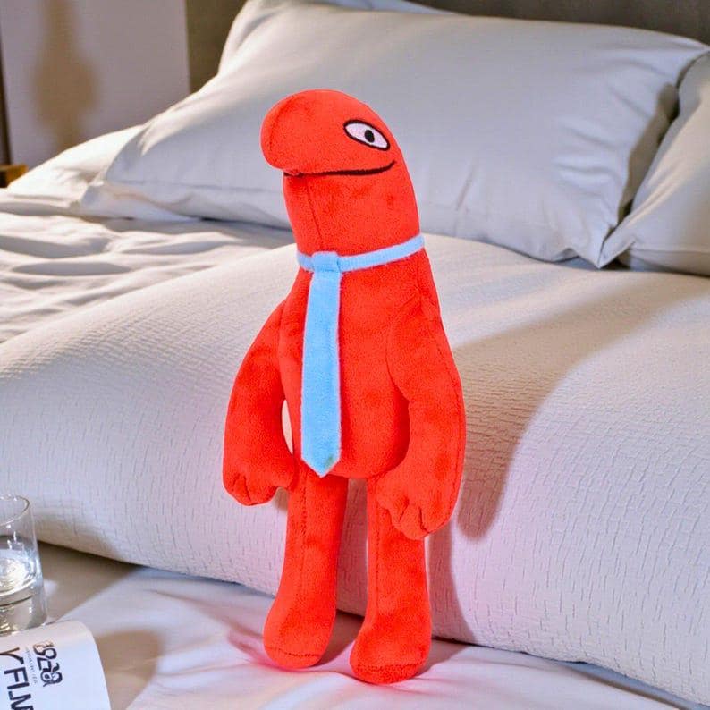 Smiling Friends Plush Toy, Allan Red Character Doll, Cute Cartoon Plush ...