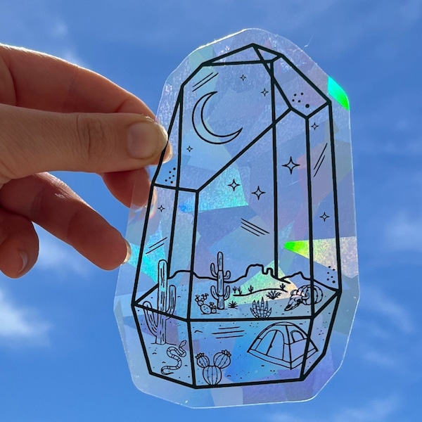 Vinyl Prism Sticker - Etsy